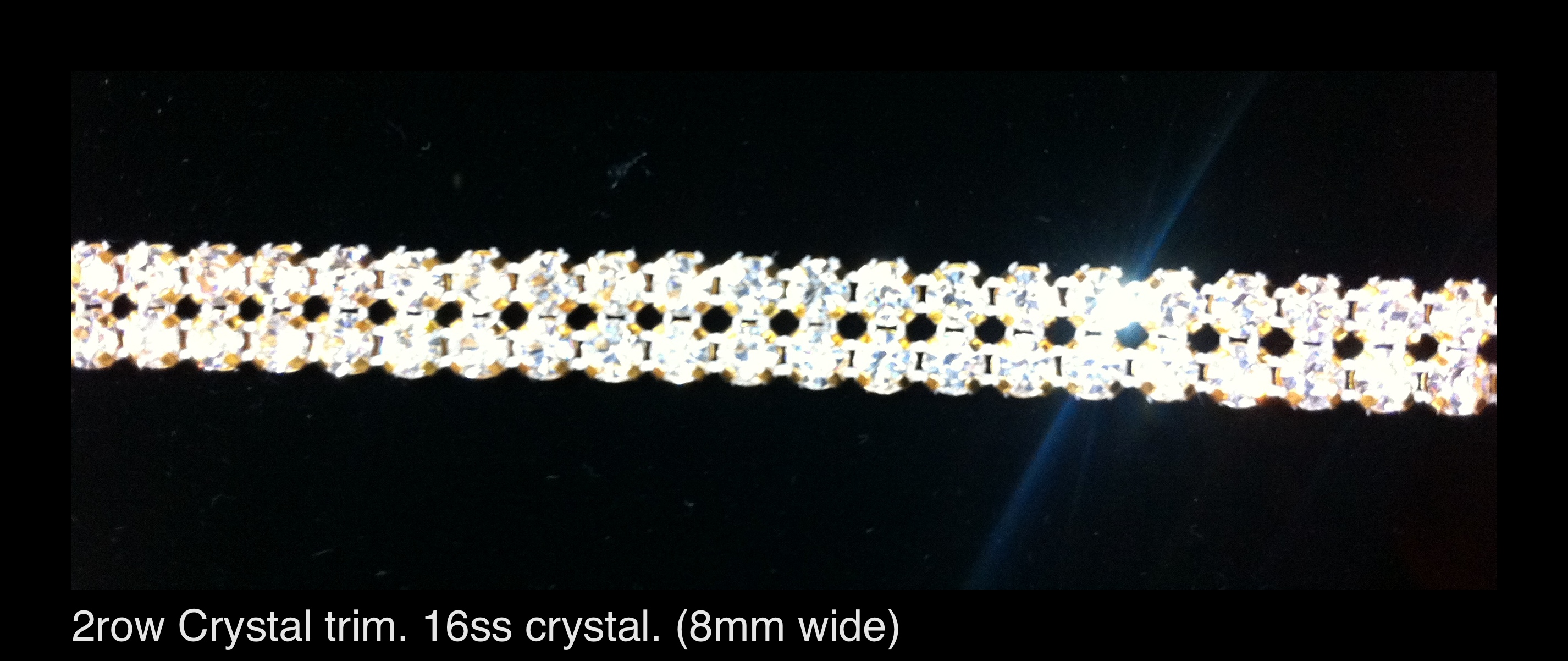 Crystal Trim. 2 row (per 1/2 yard) · BEADSHINES · Online Store Powered ...
