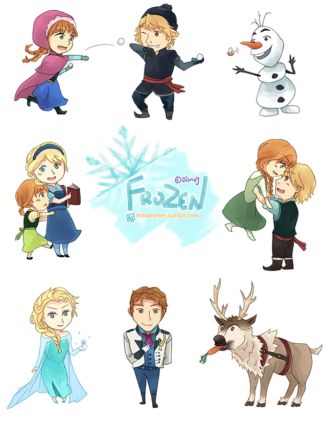 Cute Frozen Stickers : r/Frozen