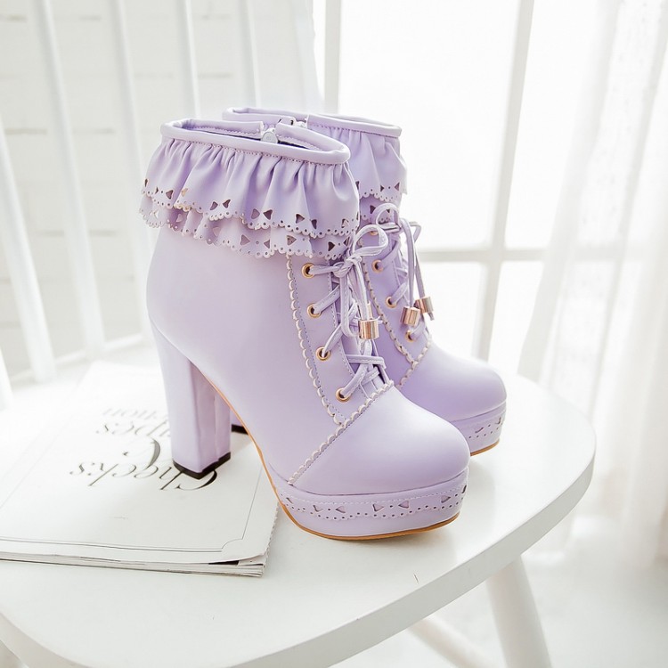 Sweet cute high-heeled boots · Sanrense · Online Store Powered by Storenvy