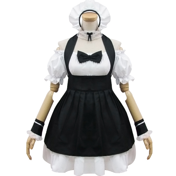 [Custom Made] Lolita Black Housemaid Cosplay Costume SP153686 ...