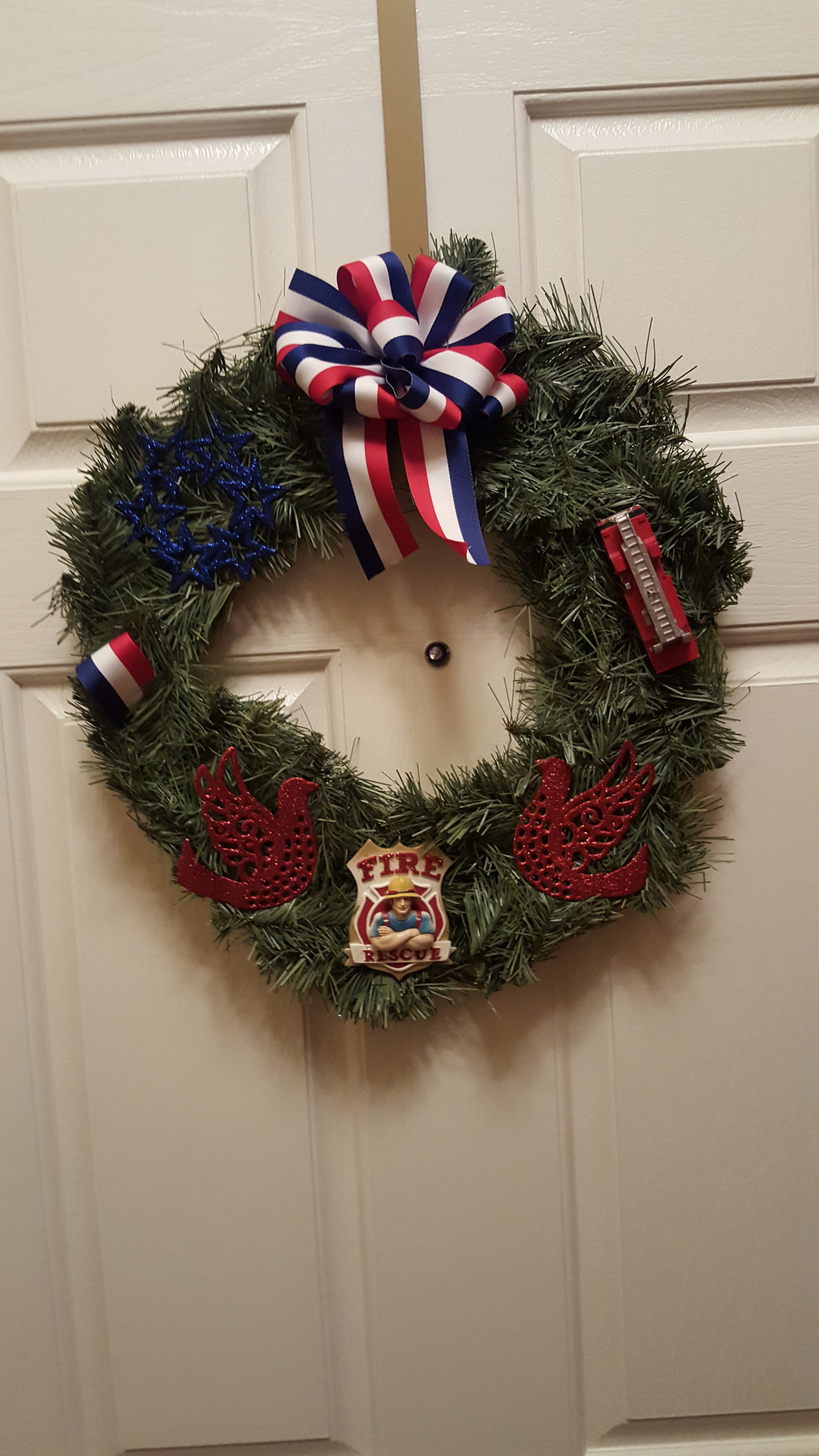 Fire Department Wreath on Storenvy