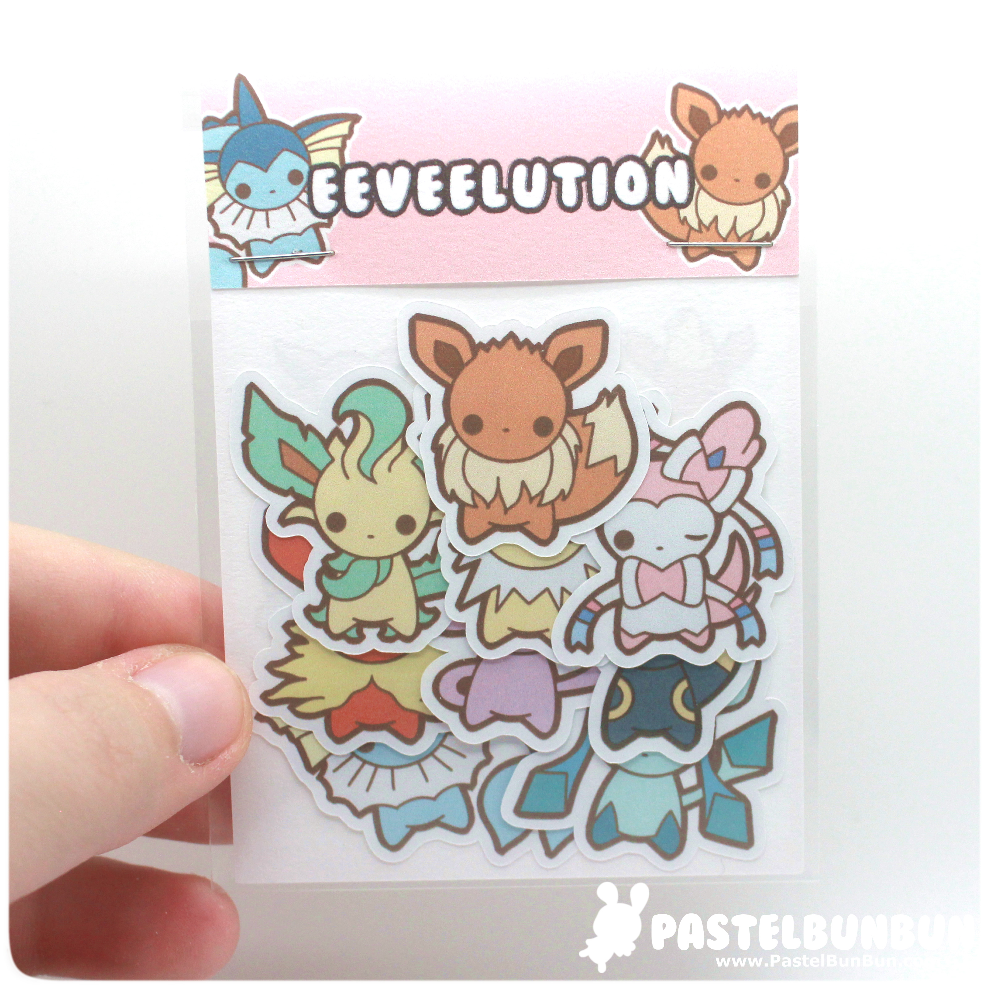 Eeveelution Sticker Pack on Storenvy