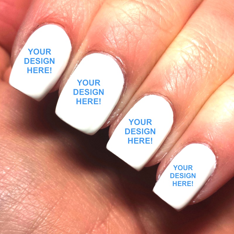 Custom Nail Decals Design Or Use Your Own Image Nails ArtNails1
