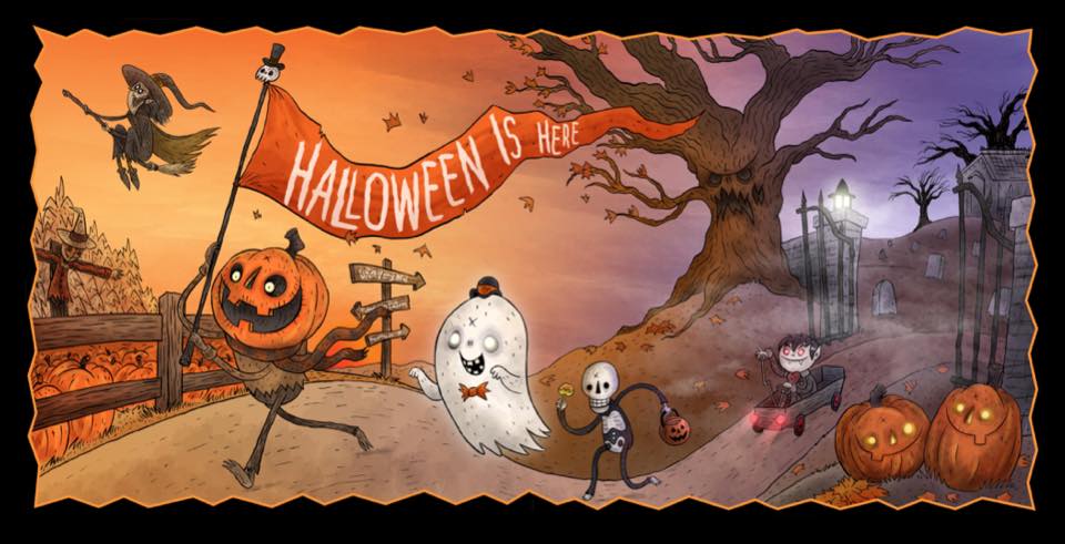 Halloween is Here · chrisraimoart SHOP · Online Store Powered by Storenvy