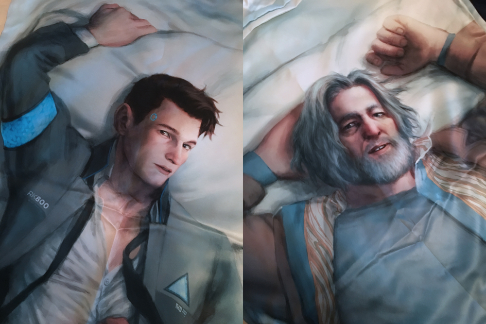 Connor & Hank Dakimakura [DBH] on Storenvy