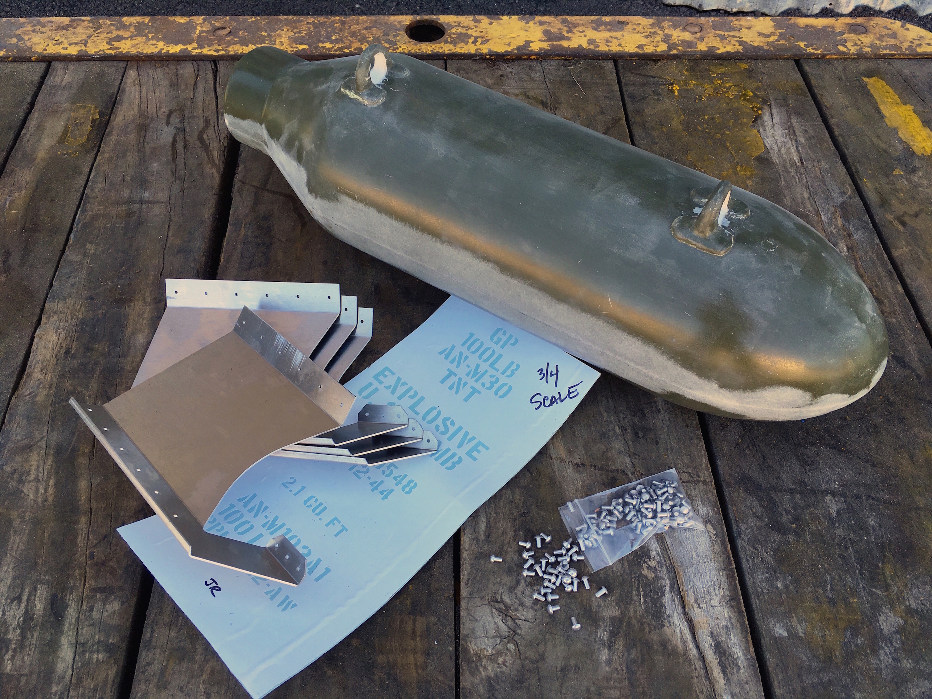 War Relic Replicas | AN-M30 100lb GP Bomb Replica - 3/4 scale | Online ...