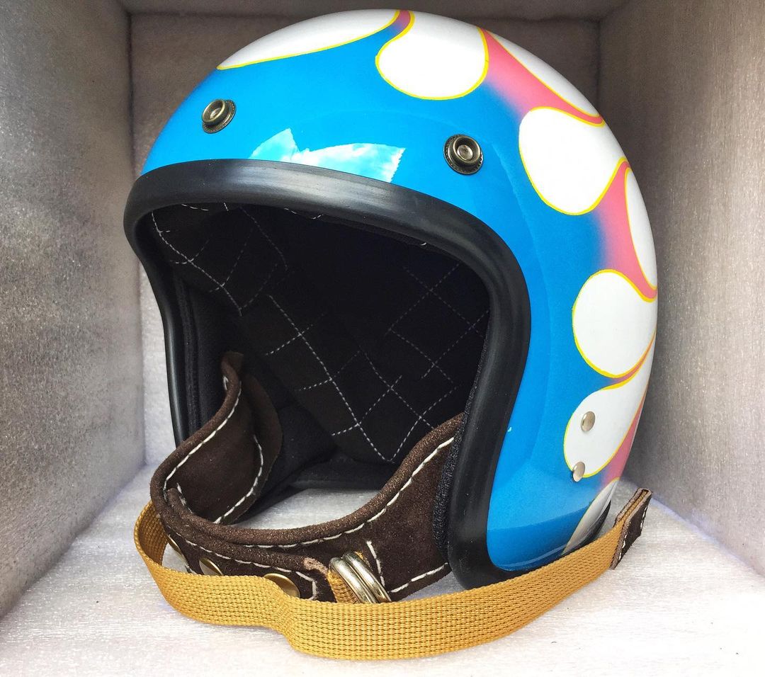 Custom Motorcycle 3/4 Open Face Helmet Retro Slim Fit Style · Fancy ...